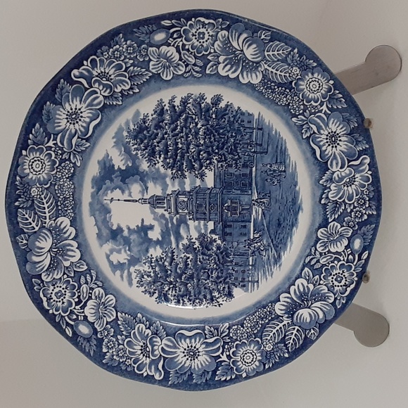 Enoch Wedgewood & Co | Dining | Liberty Blue Ironstone Transferware ...